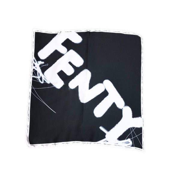 Fenty Beauty | Accessories | Fenty Beauty Blackwhite Square Scarf ...